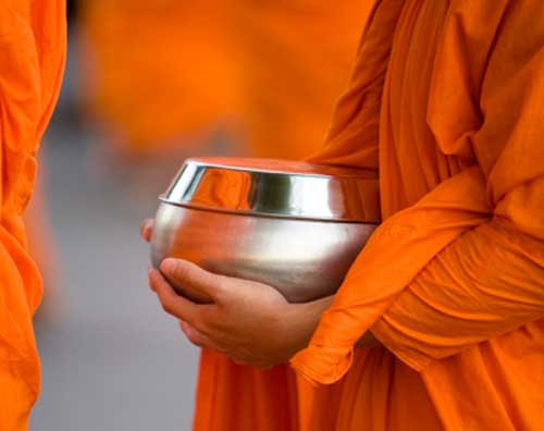 The Morning Alms Round at Jatujak